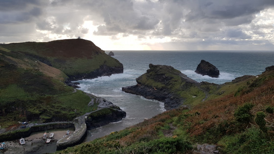 Boscatle Harbour, Penally point and Pentargon Cliff from Boscatle - Walk
