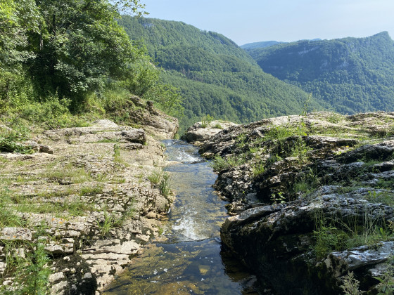 The Marais de Vaux and the Charabotte Waterfall - Walk