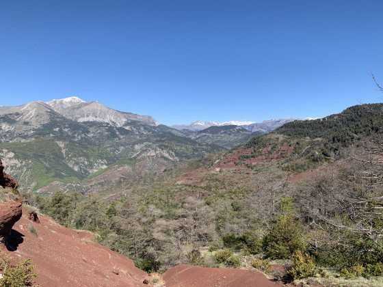 Tête de Pibossan at the start of the Croix-sur-Roudoule - Walk