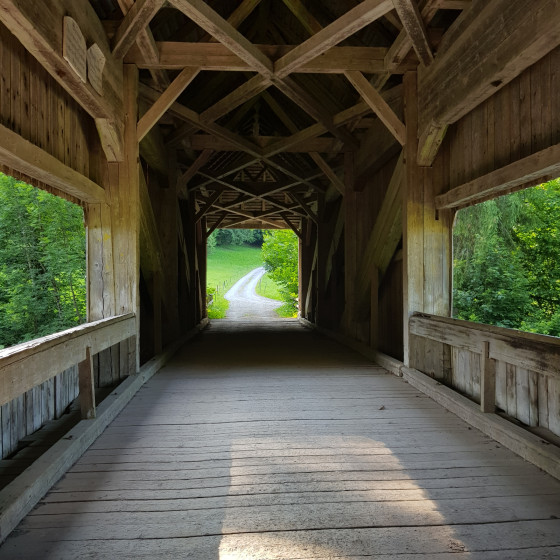 A faire : Le pont couvert de Linguenau - Randonnée