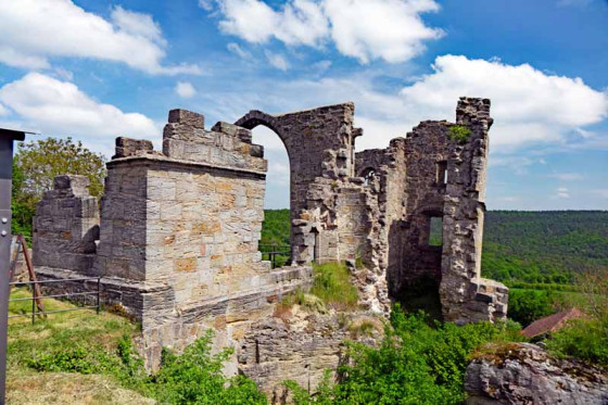 Von der Ruine Lichtenstein zur Ruine Altenstein - Wanderung