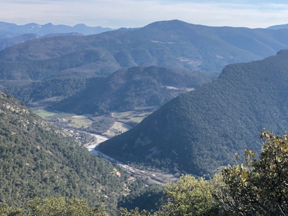 The Vaux mountain from Venterol - Walk